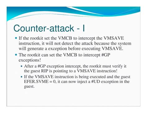 Detecting Hardware Virtualization Rootkits PPT