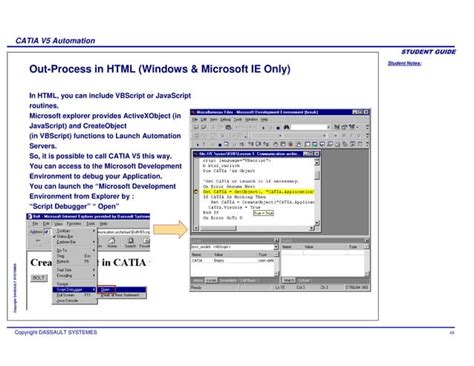 Catia V5 Automation Vb Scriptpdf Operating Systems Computer Software And Applications