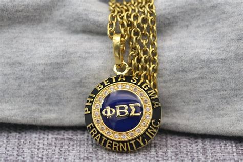 Phi Beta Sigma Classic Man Pendant Gold Fratrings