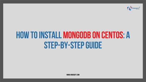 how to install mongodb on centos a step by step guide