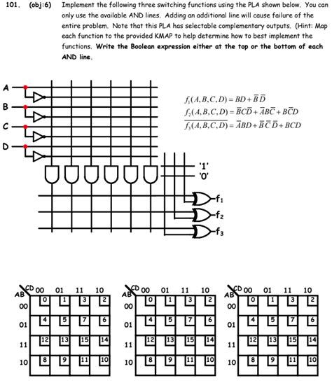 solved 101 obj 6 implement the following three switching
