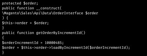 Magento 2 Get Order Data By Increment ID A Note On