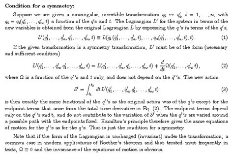Noethers Theorem And Constants Of The Motion