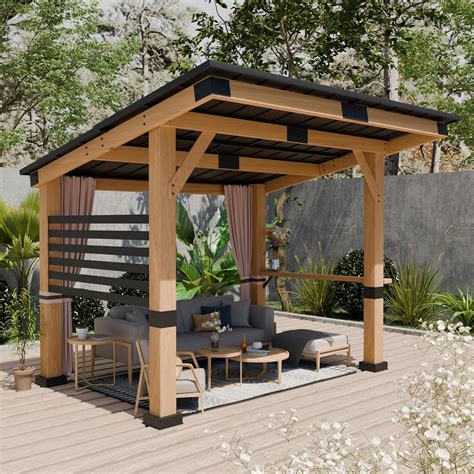 Wood Gazebo 10 X 12 Hardtop Cedar Gazebo With Philippines Ubuy