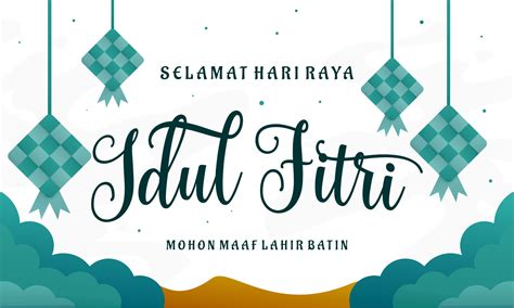Banner Idul Fitri Vector Illustration 21881300 Vector Art At Vecteezy