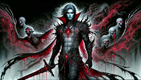 Vampire Warlord Warlock Cursed Knight Fantasy Drow By Dissunder On Deviantart