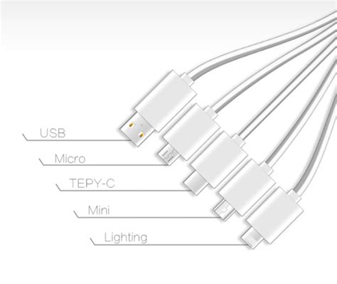 Supplier Usb Data Cable Usb Multi Function Charging Cablemulti Head