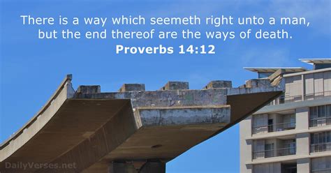 Proverbs 14 12 Bible Verse Kjv