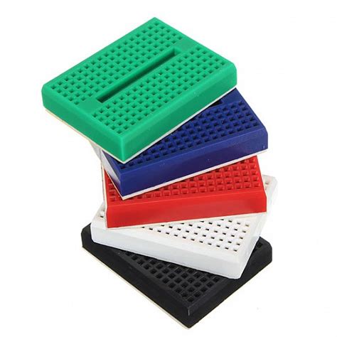 Mini Solderless Prototype Breadboard 170 Points For Arduino Shield Mini Solderless Prototype Breadboard 170 Points For Arduino Shield