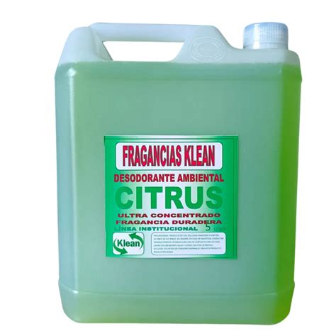 Fragancias Klean Citrus De 5 Lts Chq