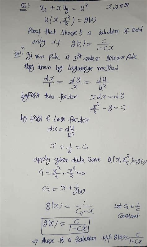 Solved 2 Let S See The Following Problem U X X U Y U X Y E Course Hero