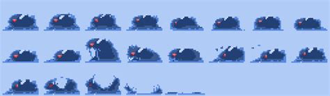 Animated Pixel Slime By Rvros