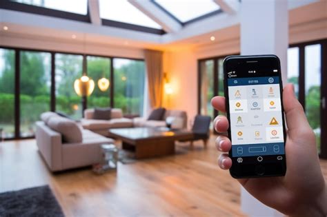 Premium Ai Image Smart Home Solutions Remote Control Via Mobile Devices And Energy