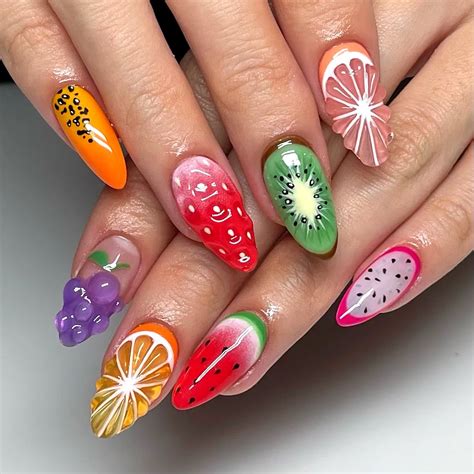 16 Cute And Trendy Fruit Nail Designs Youll Love