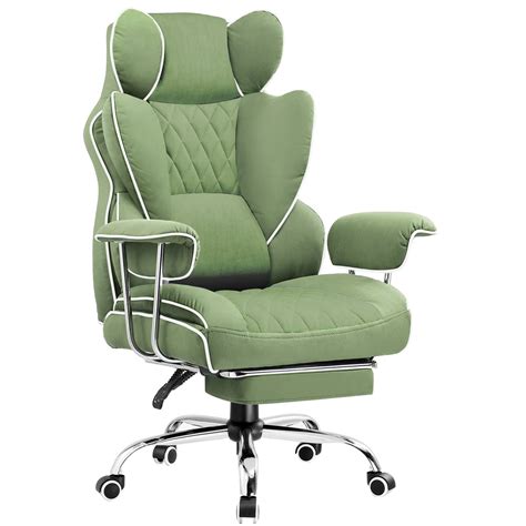 Big And Tall Gaming Chair With Pocket Spring Lumbar Support Ergonomic