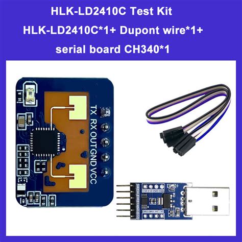 New Hlk Ld2410c Ld2410 Ld2420 Ld2410s 24ghz Mmwave 5m Human Presence Radar Sensor Motion Module