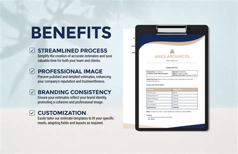 Design Estimate Template In Word Download Template Net
