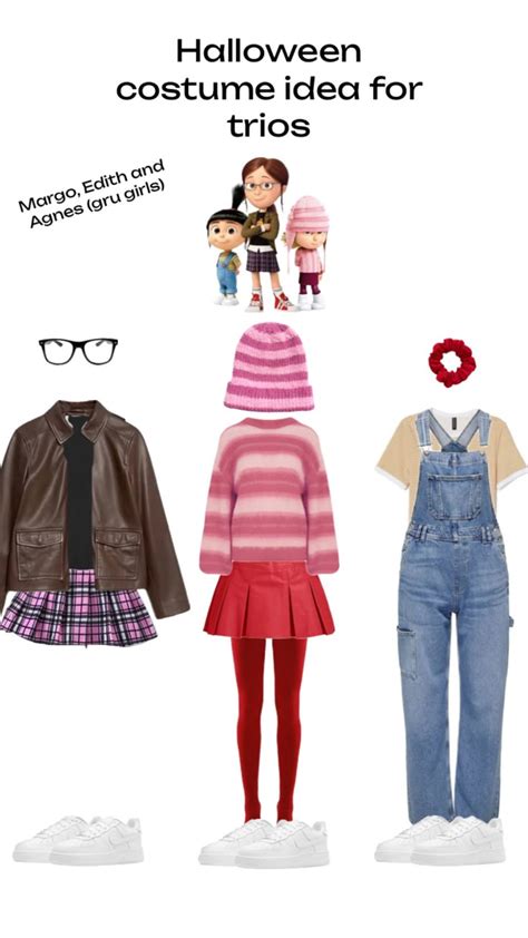 Halloween Costume Idea For Trios Margo Edith And Agnes Gru Girls