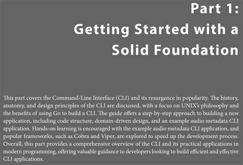 کتاب Building Modern Cli Applications In Go نسخه 1 چاپ 2023