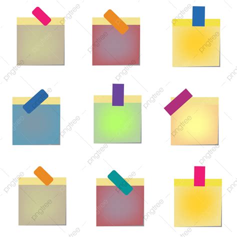 색종이 메모 일러스트 스티커 일러스트 공책 메모장 스티커 메모 Png 일러스트 및 벡터 에 대한 무료 다운로드 Pngtree
