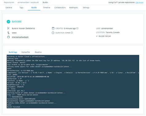 Set Up Automated Builds Docker Documentation