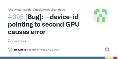 [bug] device id pointing to second gpu causes error · issue 395