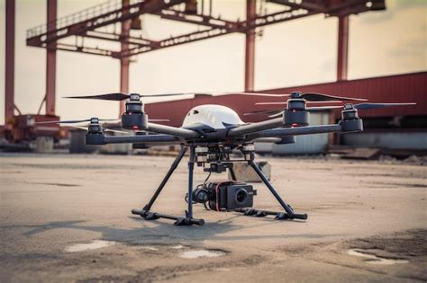 Premium Ai Image Autonomous Drones For Industrial Inspection