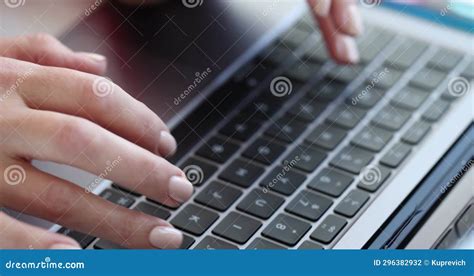 Female Hands Are Typing On The Keyboard On Computer 4k Movie Stock Footage Video Of Digital