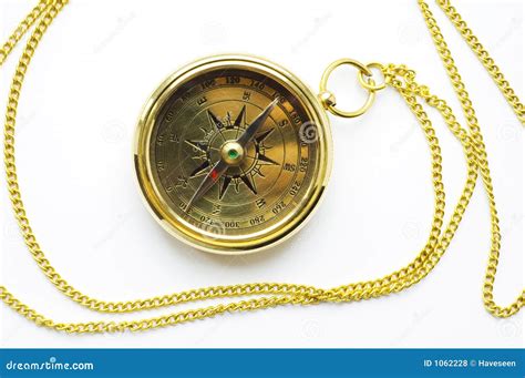 Antique Compass With Chain