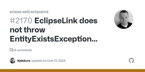 Eclipselink Does Not Throw Entityexistsexception As Expected For
