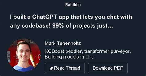 I Built A Chatgpt App That Lets You Chat With Any Codebase 99 Of