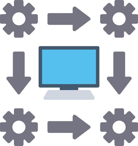 Workflow Flat Icon 43307112 Vector Art At Vecteezy