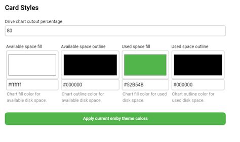 Javascript Embys Computed Styles For Plugins Development Developer Api Emby Community