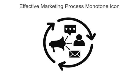 Effective Marketing Process Monotone Icon In Powerpoint Pptx Png And