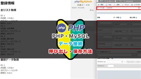 PHPにMySQLを接続してデータベース保存からのデータ取得まで ワドプロカレッジ