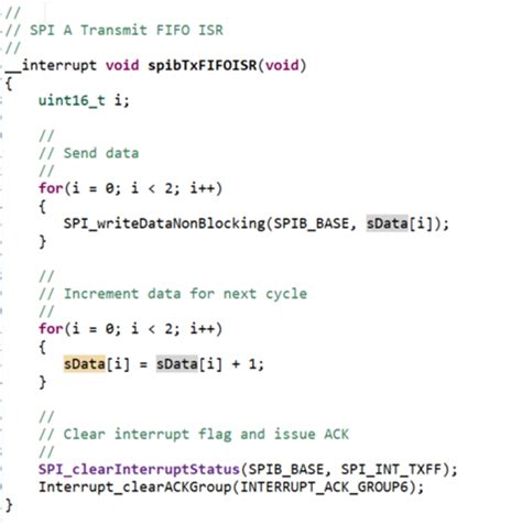 TMS F C SPI Unable To Receive Data From The Master C Microcontrollers Forum