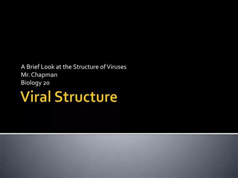 PPT Viral Structure PowerPoint Presentation Free Download ID 1864096