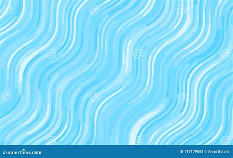 Light Blue Pattern With Wavy Lines Modern Minimalist Design Vector