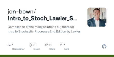 Github Jon Bown Intro To Stoch Lawler Solns Compilation Of The Many