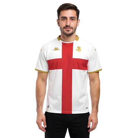 Jersey Kappa Genoa 2025 2026 Away White Fútbol Emotion