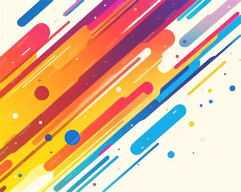 Variable Width Lines Create A Colorful Abstract Background Premium Ai