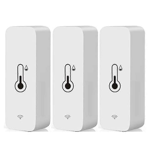 3x Tuya Wifi Temperature And Humidity Sensor Indoor Thermometer