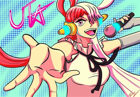 Uta Digital Drawing By Me Ado Carried So I Decided To Draw Uta What Yall Think R Onepiece