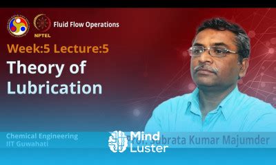 Learn Lec Theory Of Lubrication Mind Luster