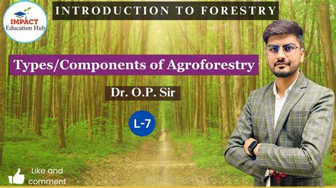Different Agroforestry Systems Ii Types Of Agroforestry Ii Introduction