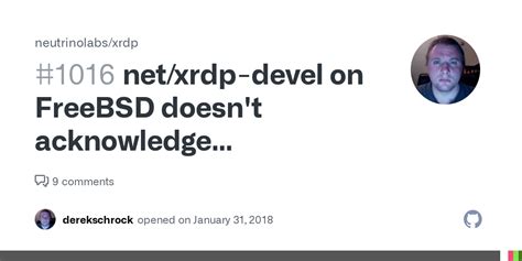 Net Xrdp Devel On FreeBSD Doesn T Acknowledge Terminated Sessions Issue 1016 Neutrinolabs