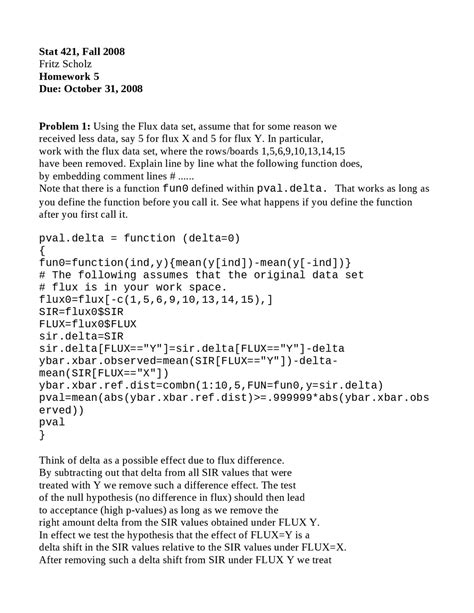 2 Solved Problems On Applied Statistics And Experimental Design Stat 421 Docsity