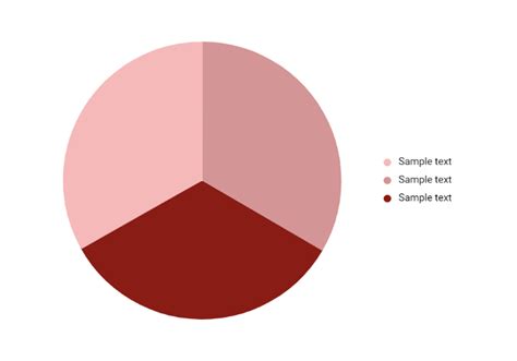 Pie Chart Red 3 Sections Biorender Science Templates