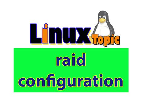 RAID Configuration On CentOS