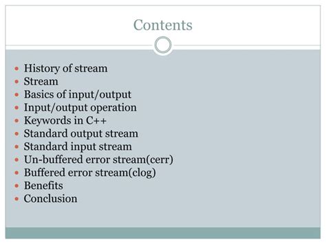 iostream in c pptx